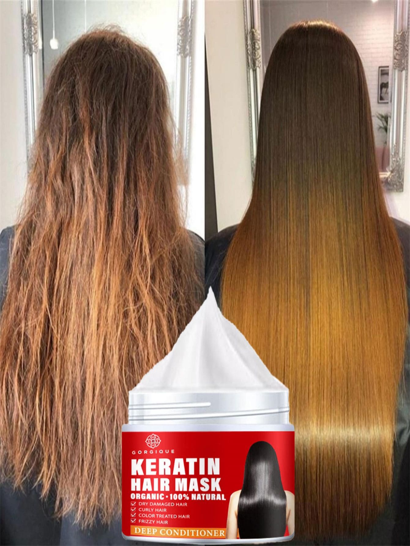 5G/15G/30G/50G/Premium Keratin Hair Mask Professional Treatment For ...
