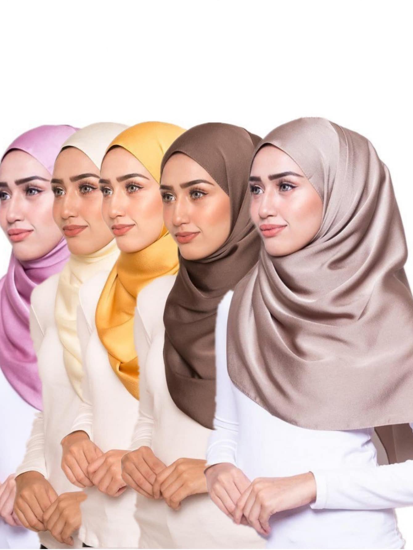 1pc New Arrival Printed Chiffon Lady Headscarf, Soft And Breathable ...