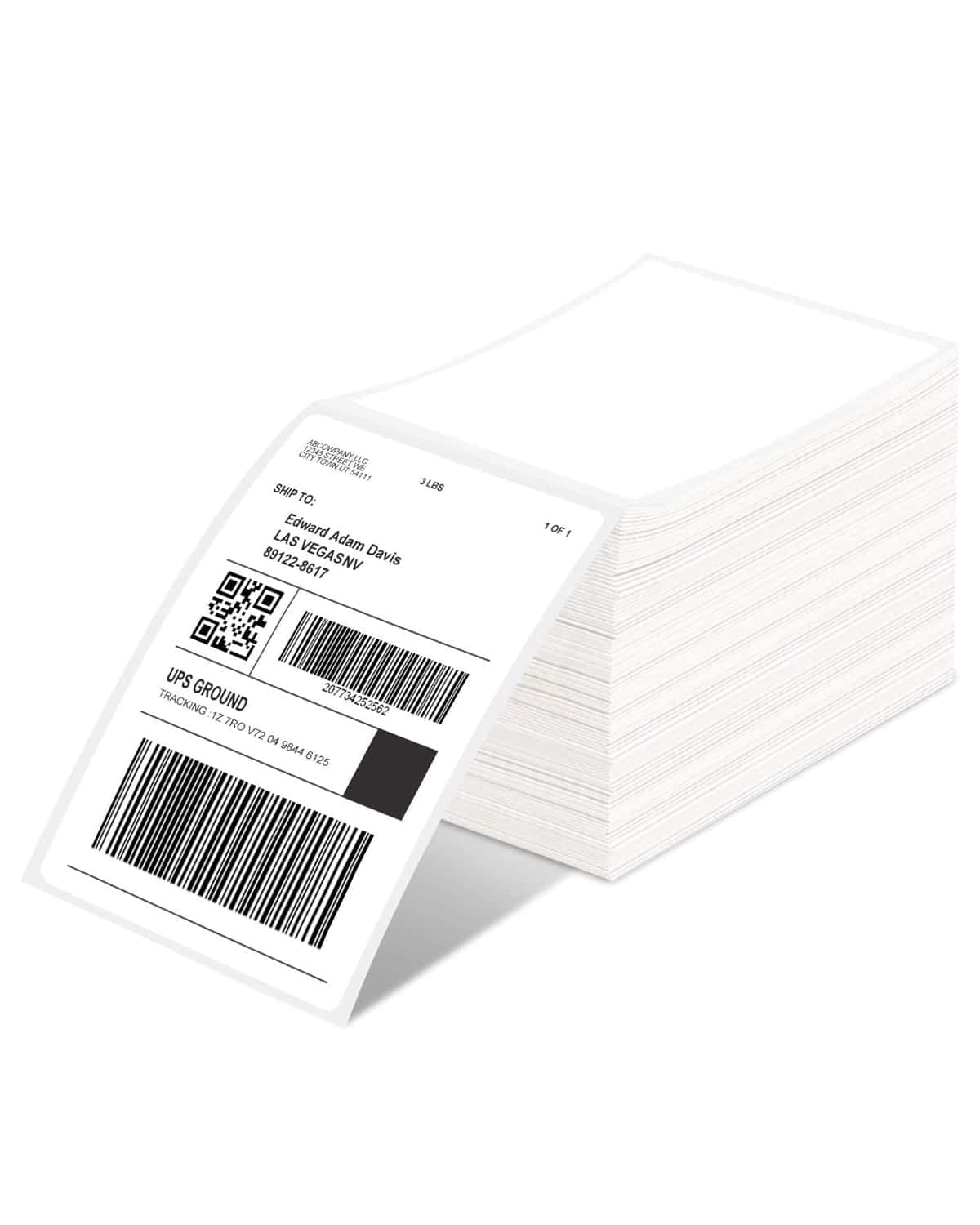Phomemo 4x6 Thermal Label Printer Paper , White 4"X6" Fan-Fold Labels ...