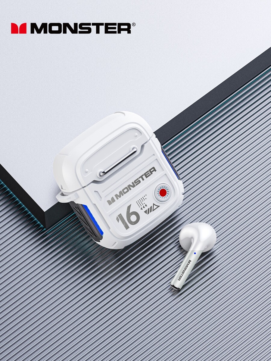 Monster Monster Original XKT16 TWS イヤホン ワイヤレスイヤホン スポーツ ゲーマー ヘッドフォン ノイズ ...