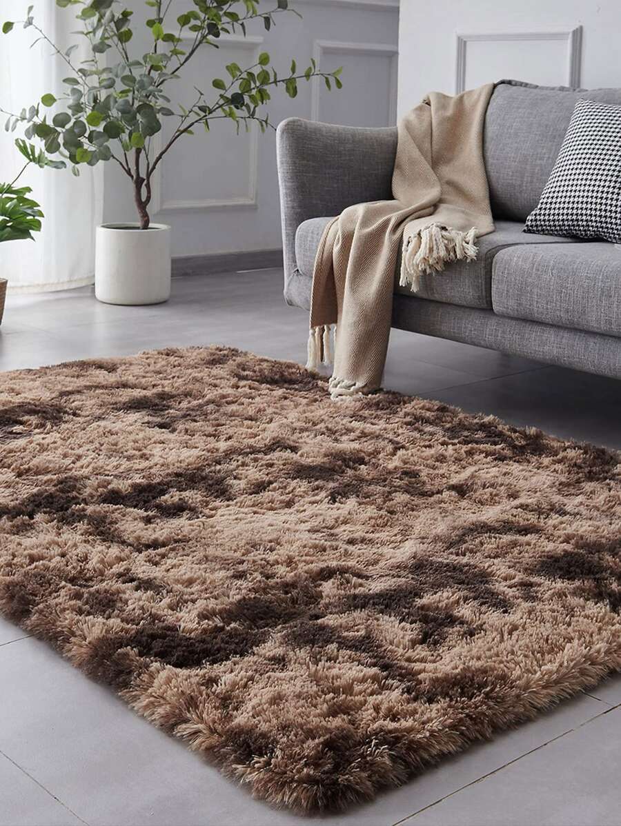 1pc Fluffy Rug Anti-Slip Area Carpet For Home Living Room And Bedroom ...