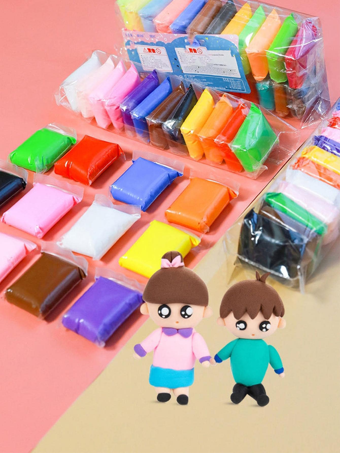 Super Light Modeling Clay Children DIY Playset Rubber Mud Play Dough ...