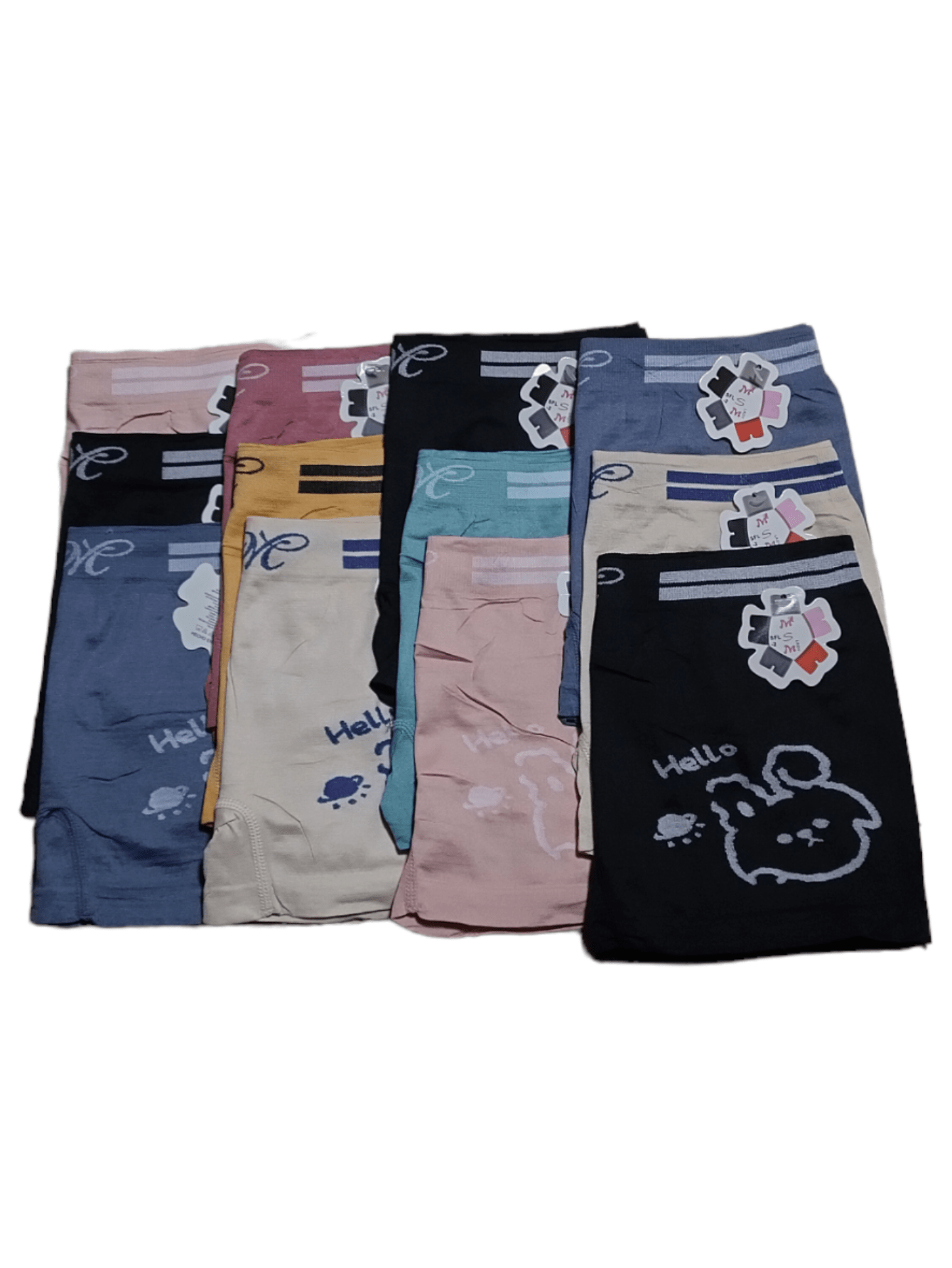 12 Piezas Boxer Dama MICROFIBRA, Unitalla, (Los Colores y Diseños se ...