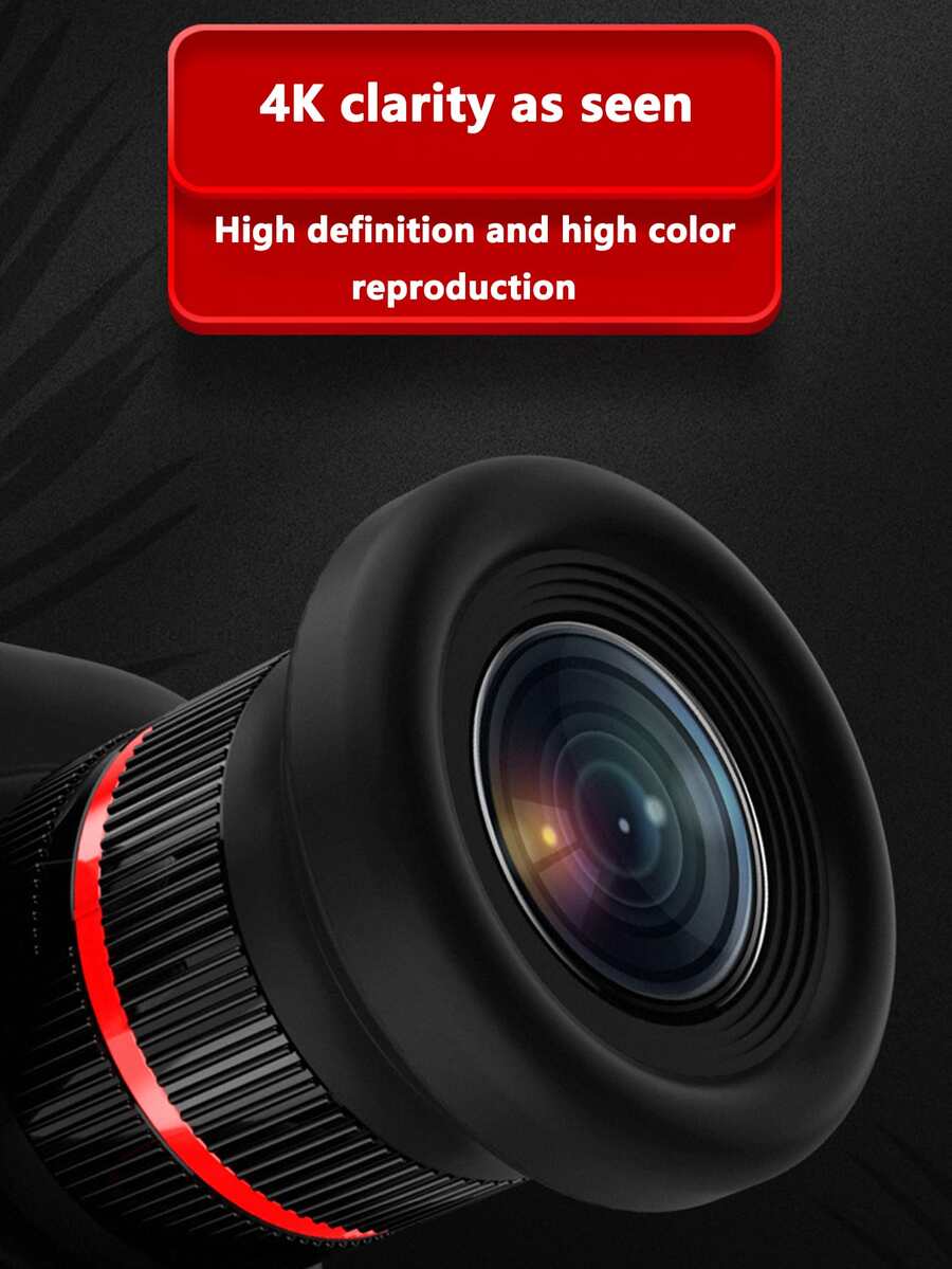 Color Block 800W 4K 2.4inch Digital Camera | SHEIN USA