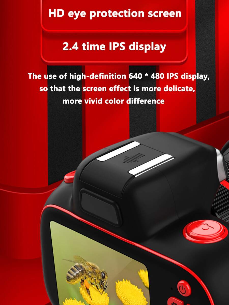 Color Block 800W 4K 2.4inch Digital Camera | SHEIN USA