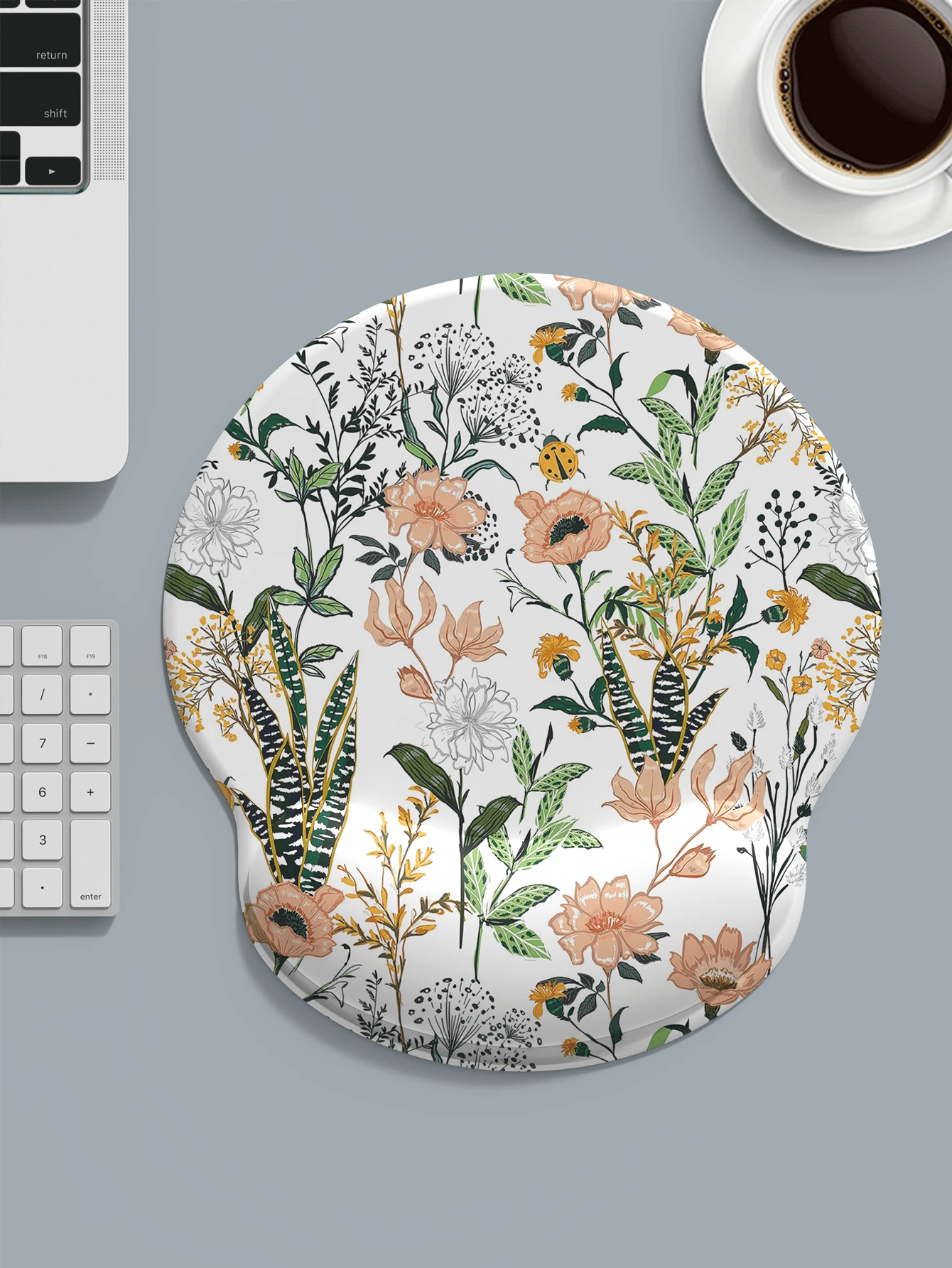Flower Print Mouse Pad, Desk Mouse Pad | SHEIN USA