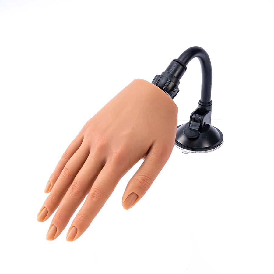 Practice Hand For Acrylic Nails Silicone Hand Model Realistic Nails ...