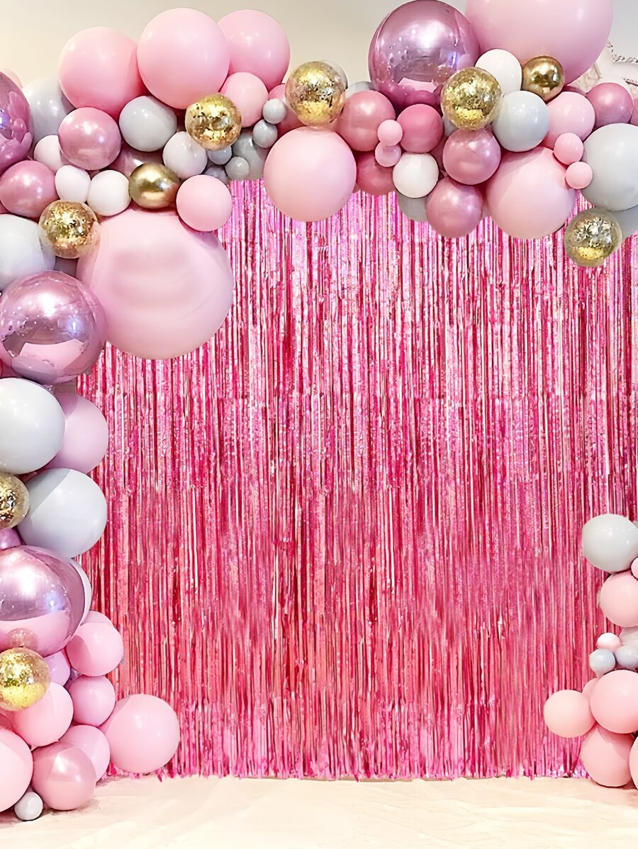 1pc 2m Birthday Party Scene Decoration Rain Silk Door Curtain | SHEIN USA