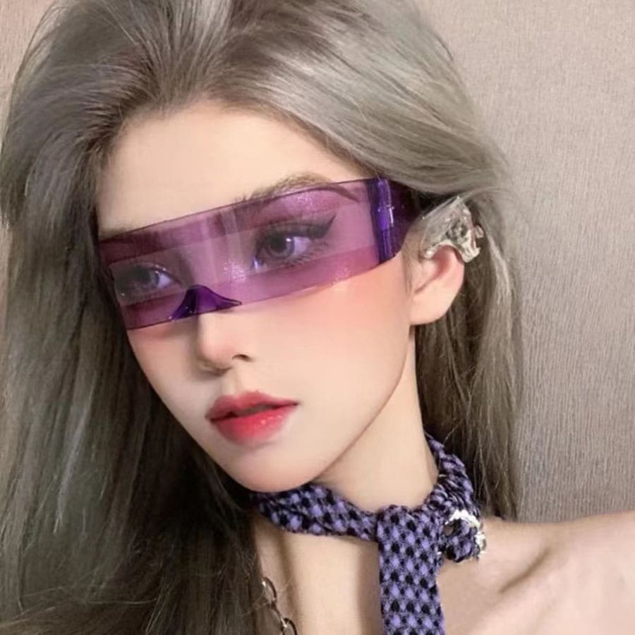 Cool Cyberpunk Futuristic Led Party Rave Goggles | SHEIN UK