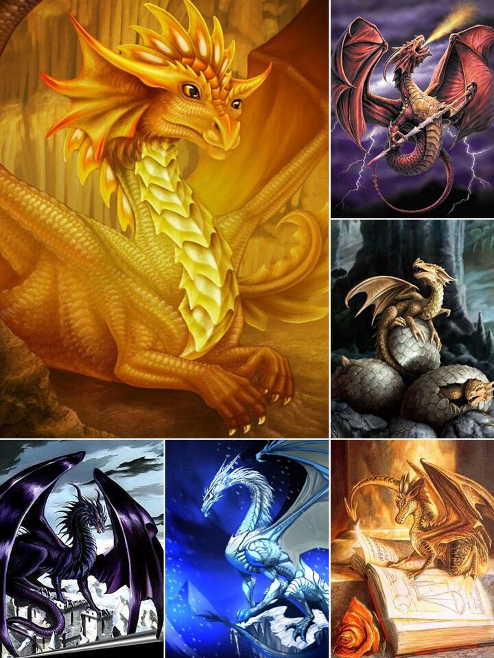 Western Dragon Painting