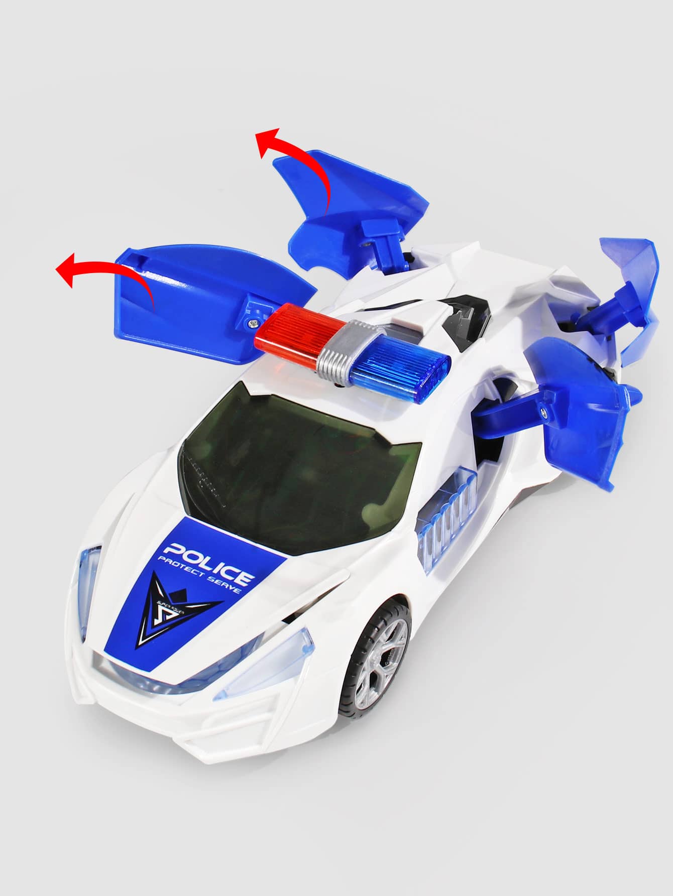 Transformable Police Car With 360-degree Rotation | SHEIN USA