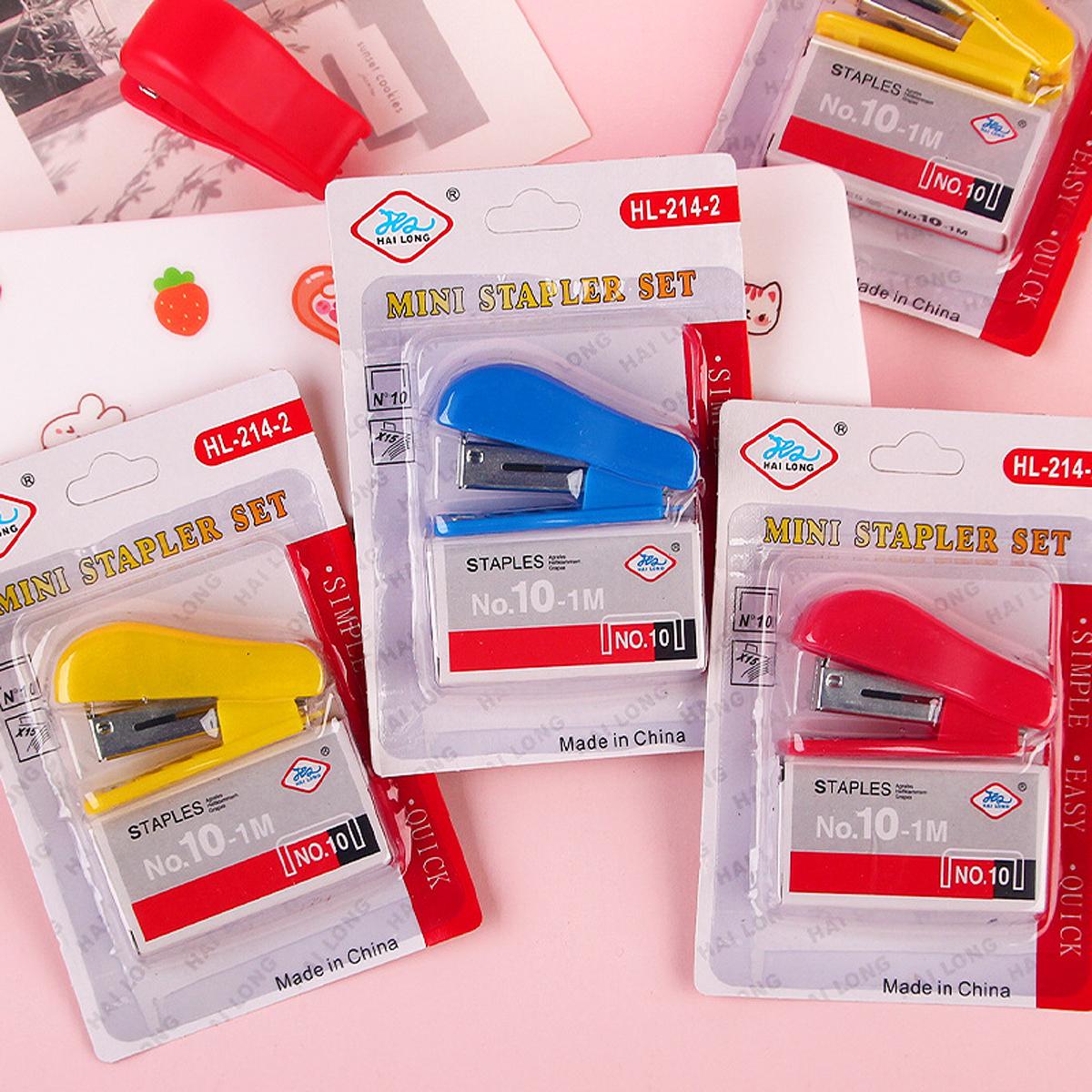 1pc Cute Mini Stapler Set For Student, Color Random | SHEIN USA