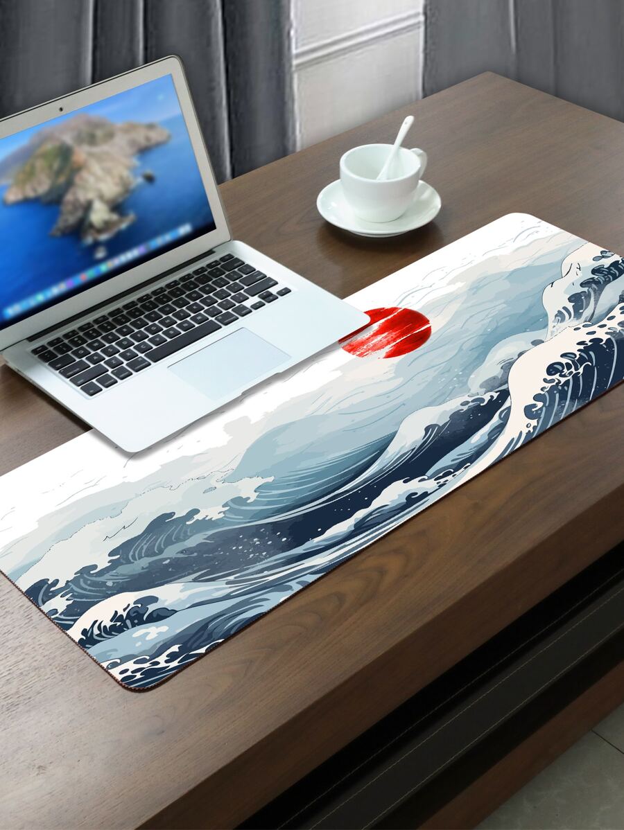 1pc Sea & Sun Print Rubber Gaming Mouse Pad | SHEIN USA
