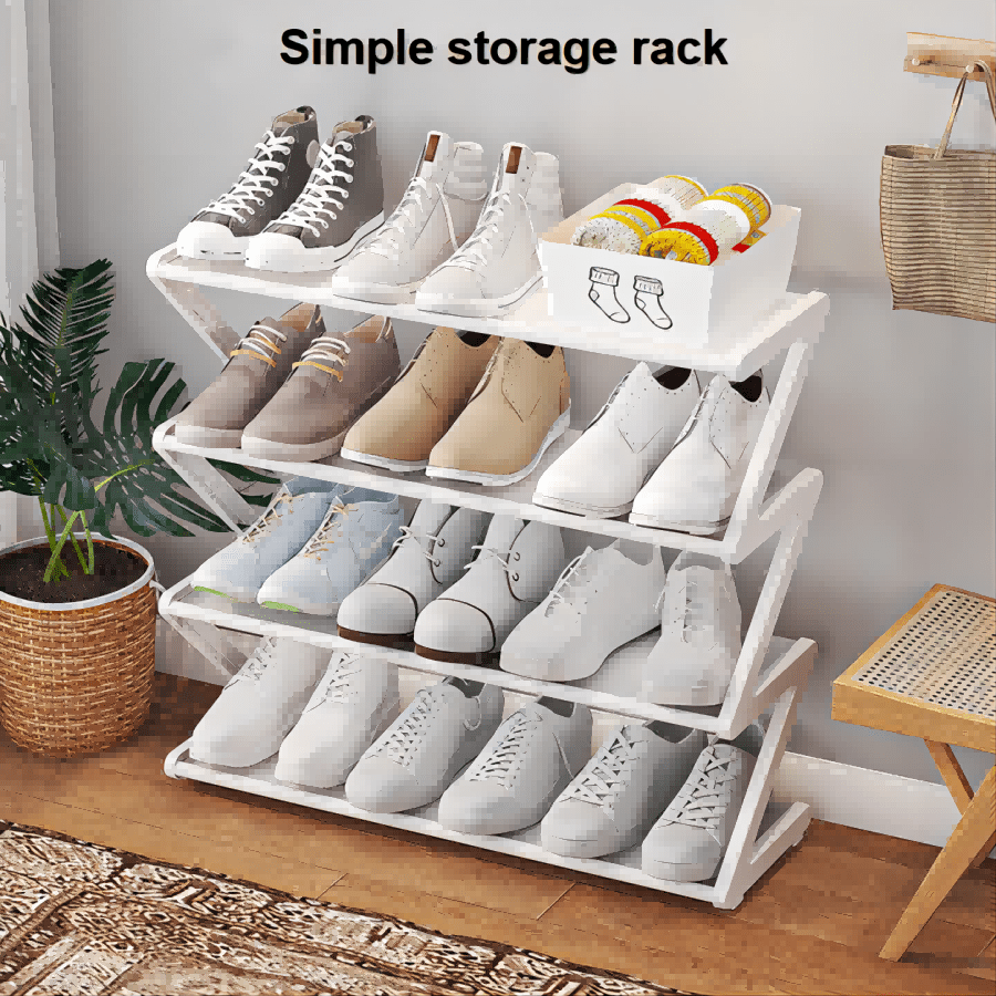 1pc Large Diy Shoe Rack, Simple Household Bedroom Entrance Shoe Rack ...