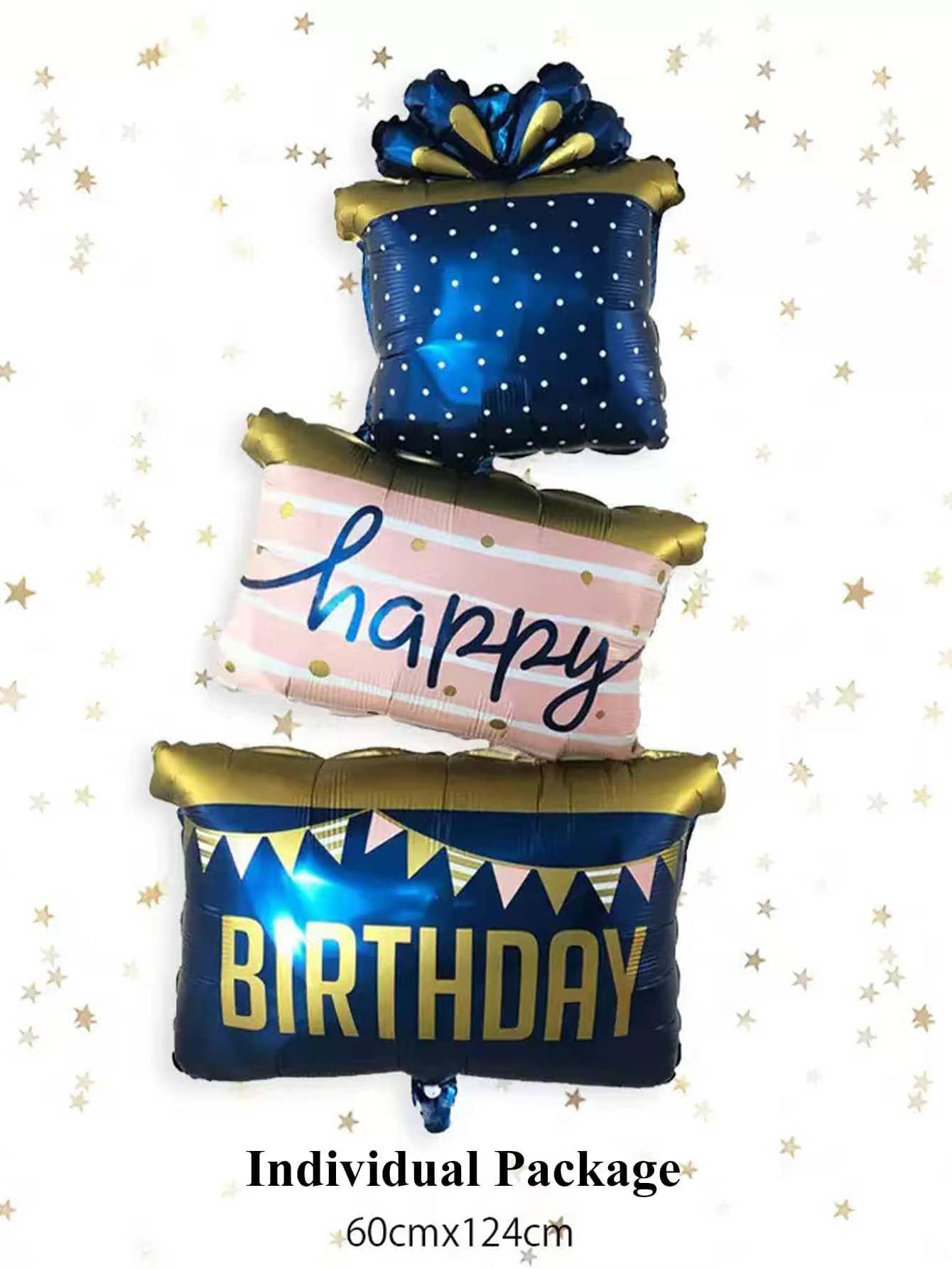 Giant Happy Birthday Balloons 40 Inch Mylar Balloons Large Aluminum ...