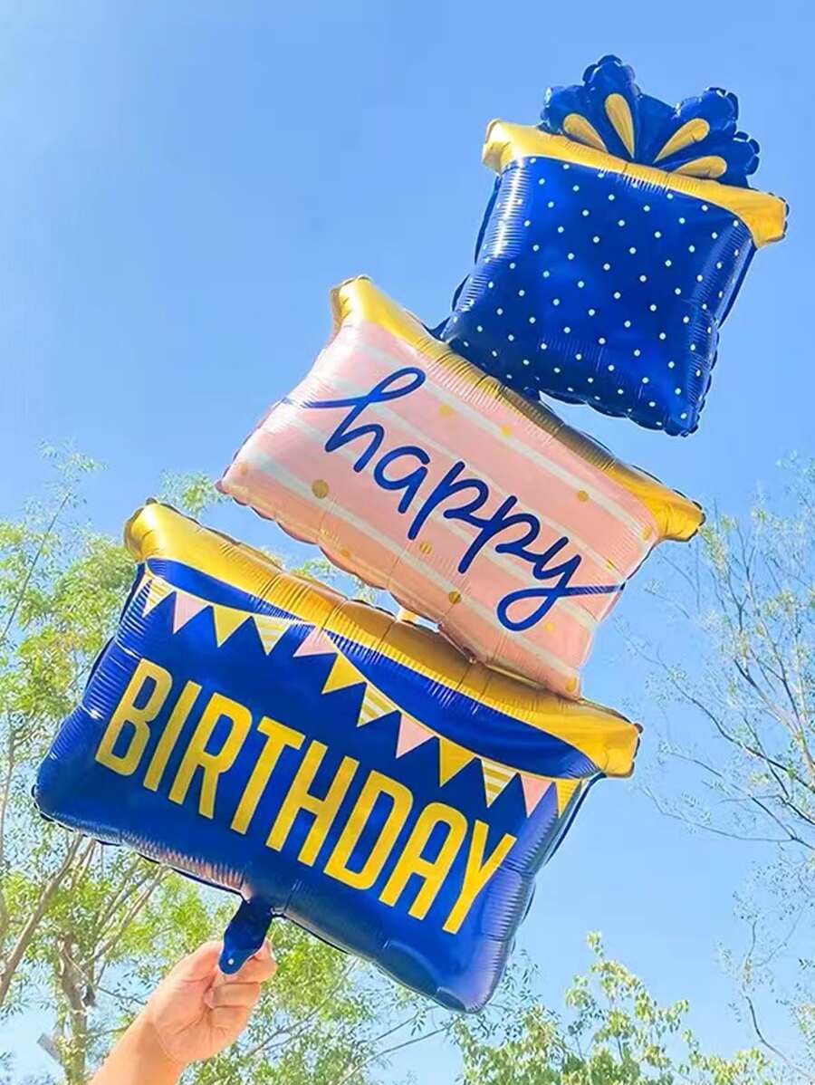 Giant Happy Birthday Balloons 40 Inch Mylar Balloons Large Aluminum ...