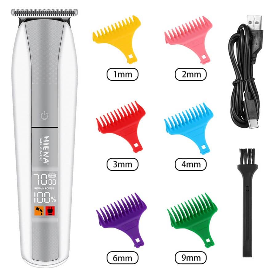 HIENA Haircut Professional Hair Clipper Electric USB Rechargeable ...