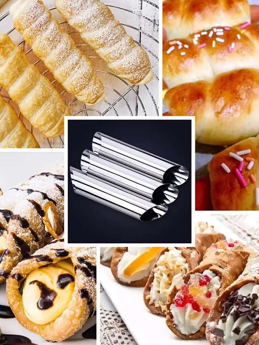 Stainless Steel Hollow Bread Stick, Danish Pastry, Croissant, Sweet ...