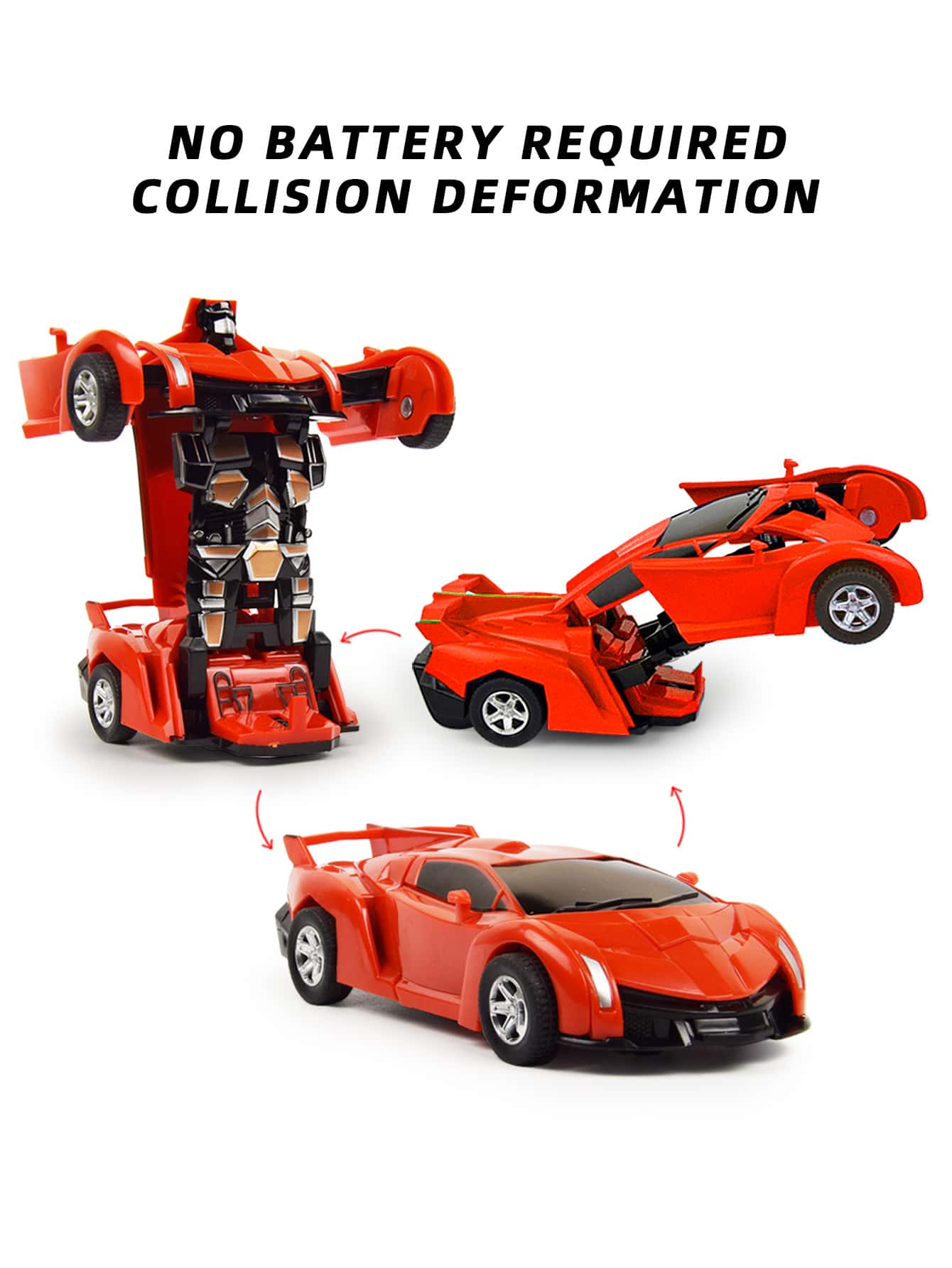 Red Transformable & Collision-proof Racing Car | SHEIN USA