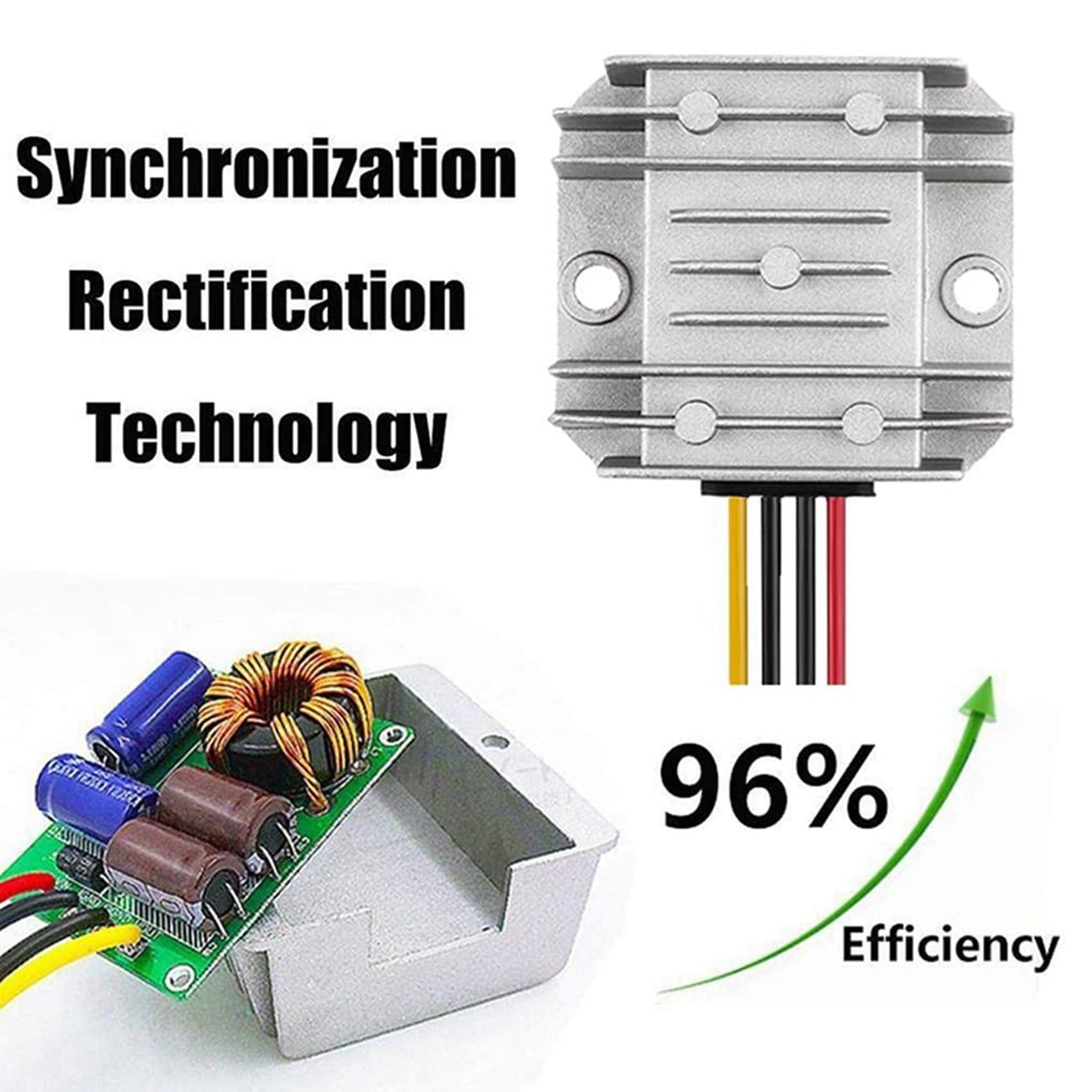 DC Reducer Converter DC 8V-40V to 12V 3A 36W Voltage Regulator Power ...