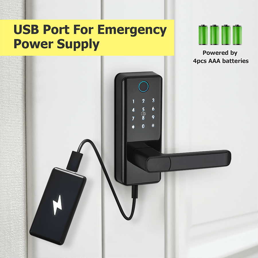 Inteligente Bloqueio , 5 Em 1 Sem Chave Entrada Porta , Inteligente ...