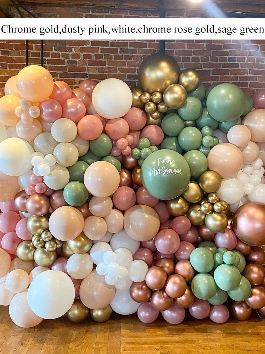 White Sand Party Balloons 5 Inch 50pcs Happy Birthday Decoration ...