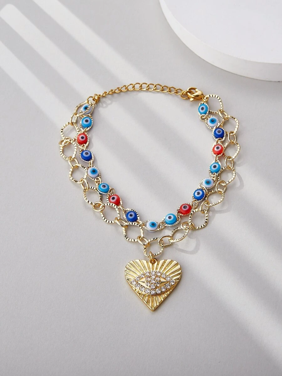 Evil Eye Beads Bracelet | SHEIN USA