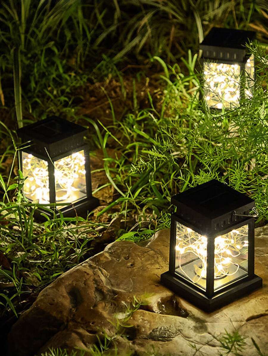 Solar Lantern Lights for Hanging or Table Outdoor Solar Light for Patio ...