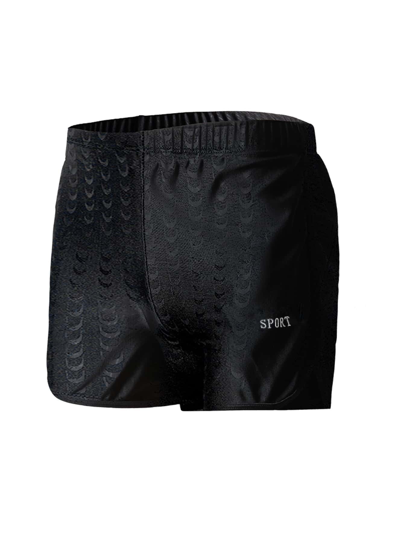 Men Letter Graphic Square Leg Swim Trunks | SHEIN USA
