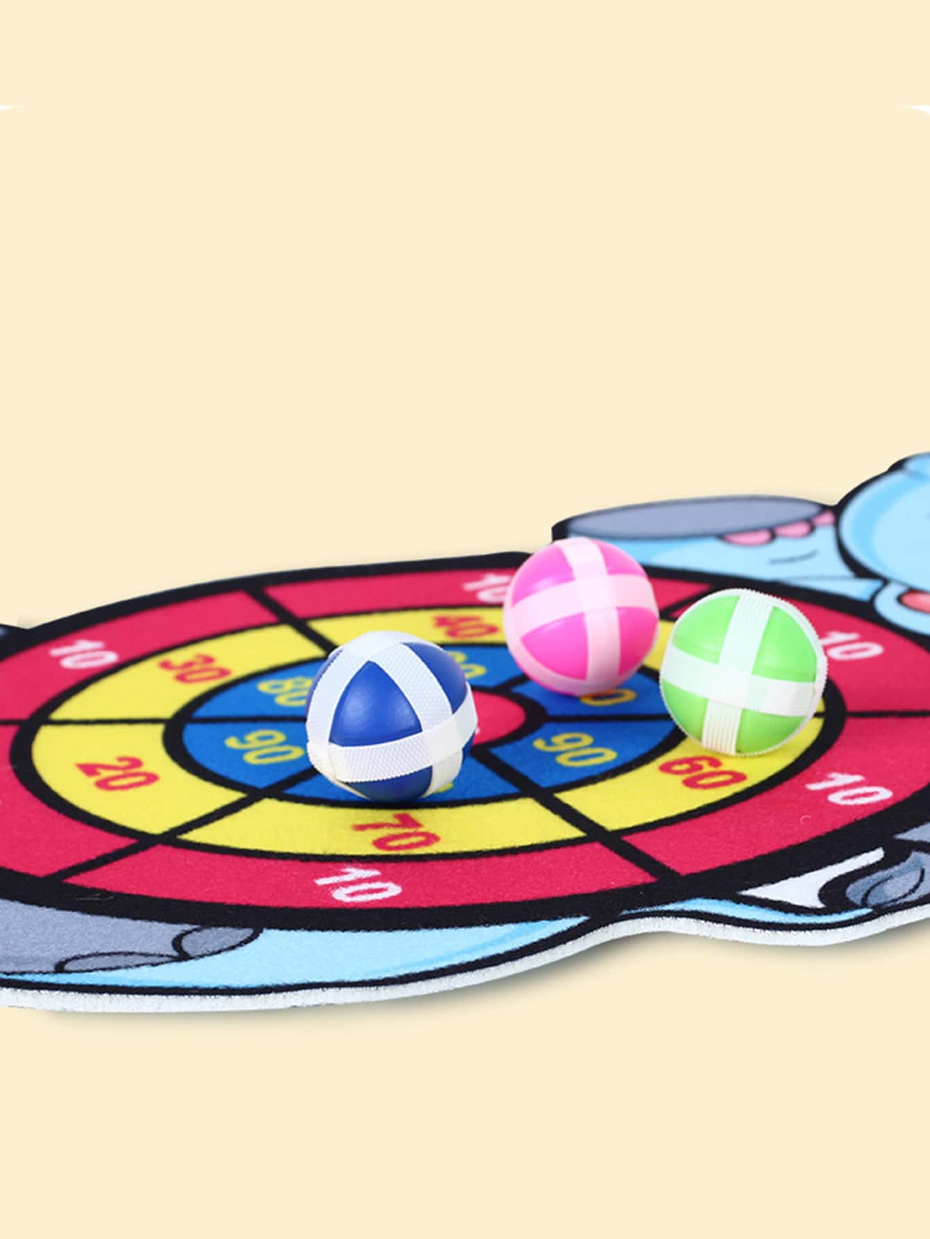 Children's Toy Set: Dart Board With Sticky Balls, Throwing Sticky Balls ...