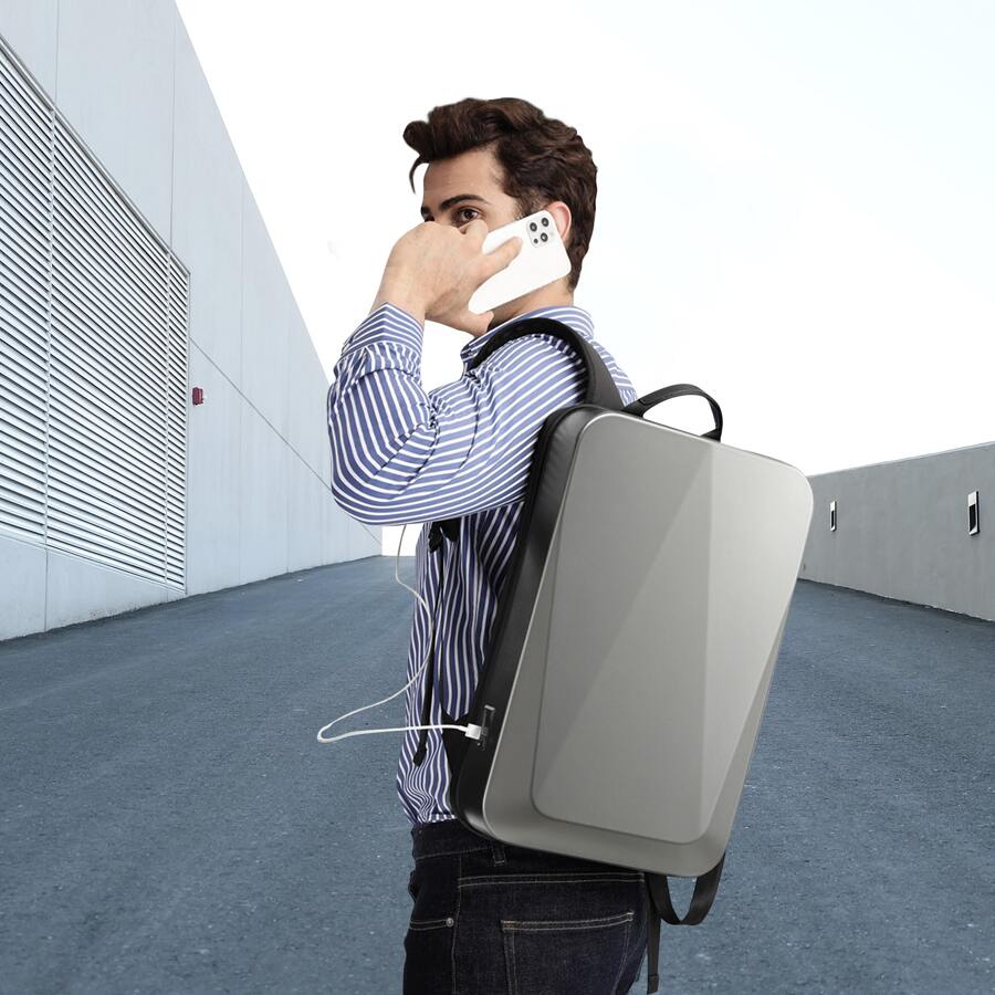 Anti-Theft Hard Shell Laptop Backpack, Waterproof Gaming Backpack with ...