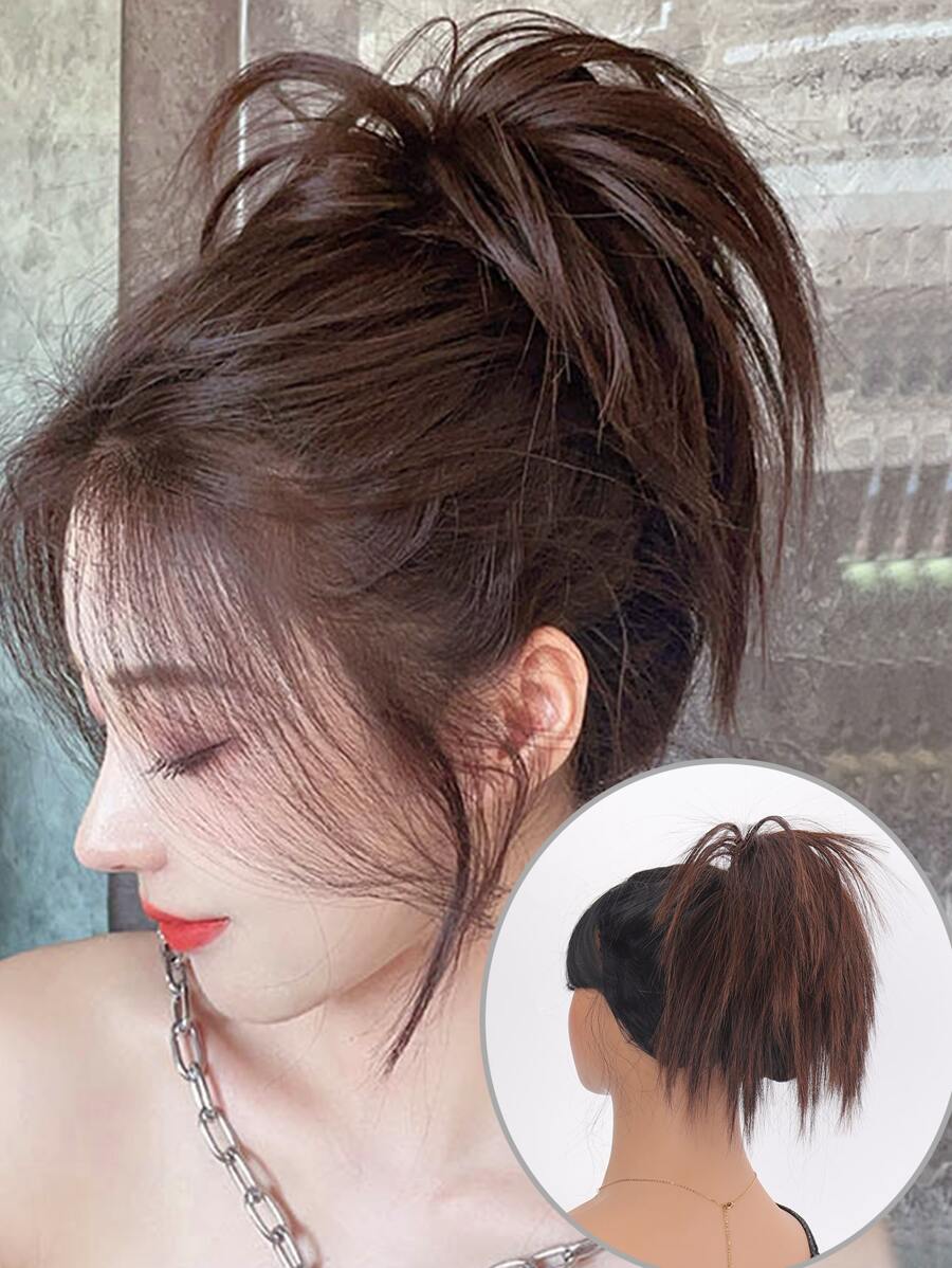 Fountain High Ponytail Female Grab Chicken Nest Head New Spice Girl ...