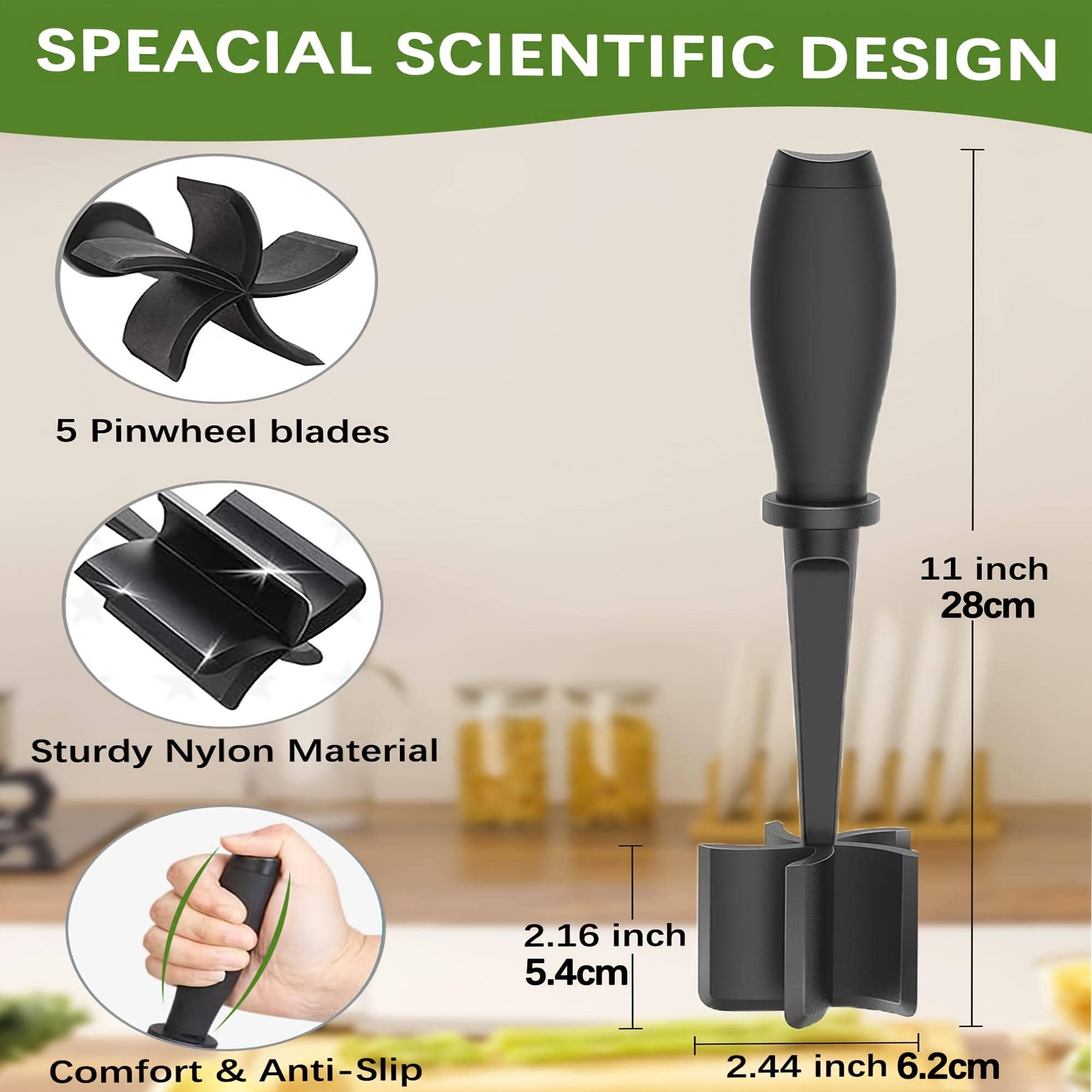 1pc, Meat Chopper, Heat Resistant Meat Masher For Hamburger Meat ...