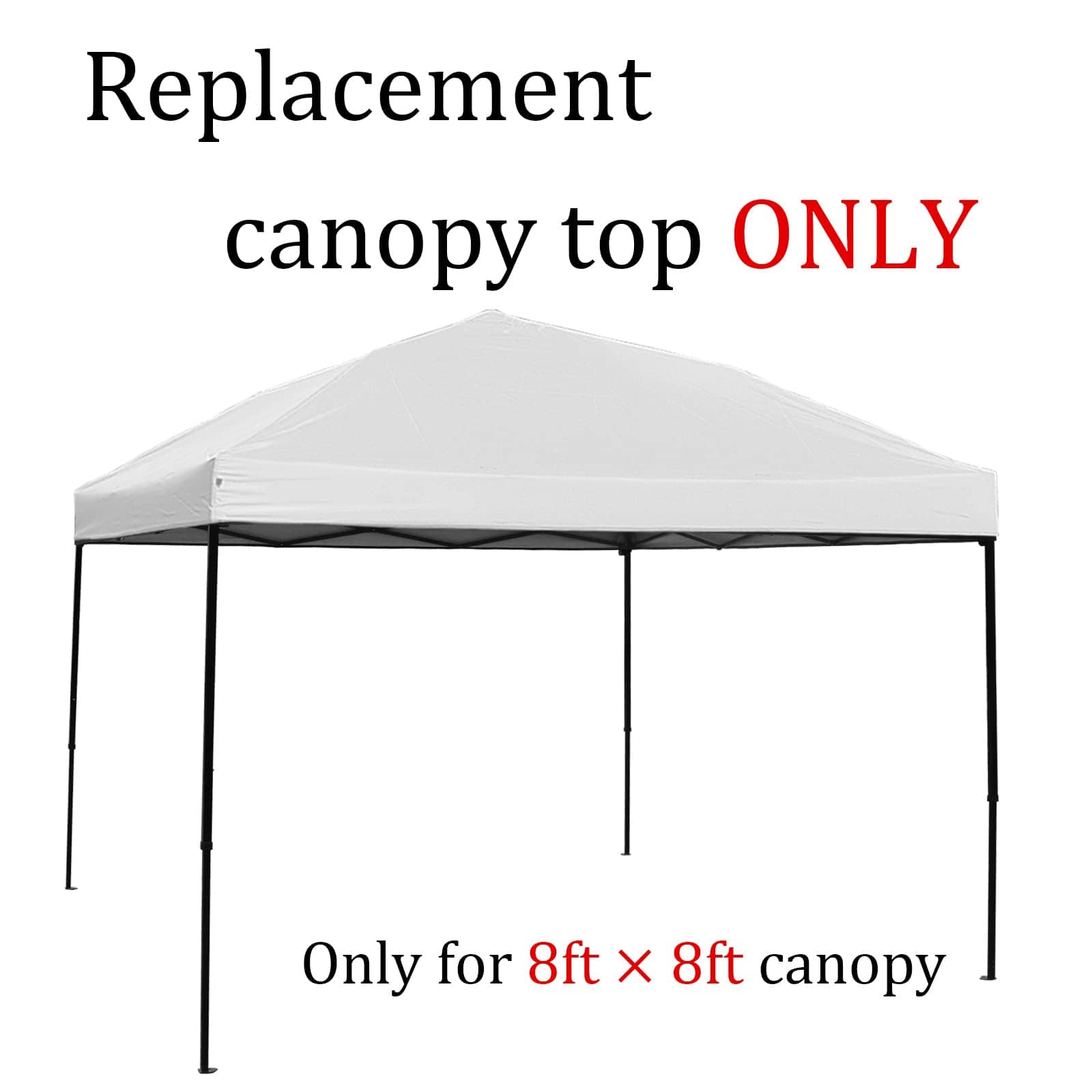 Replacement Canopy Top, 10' x 10' Pop-Up Canopy Top Cover for Canopy ...