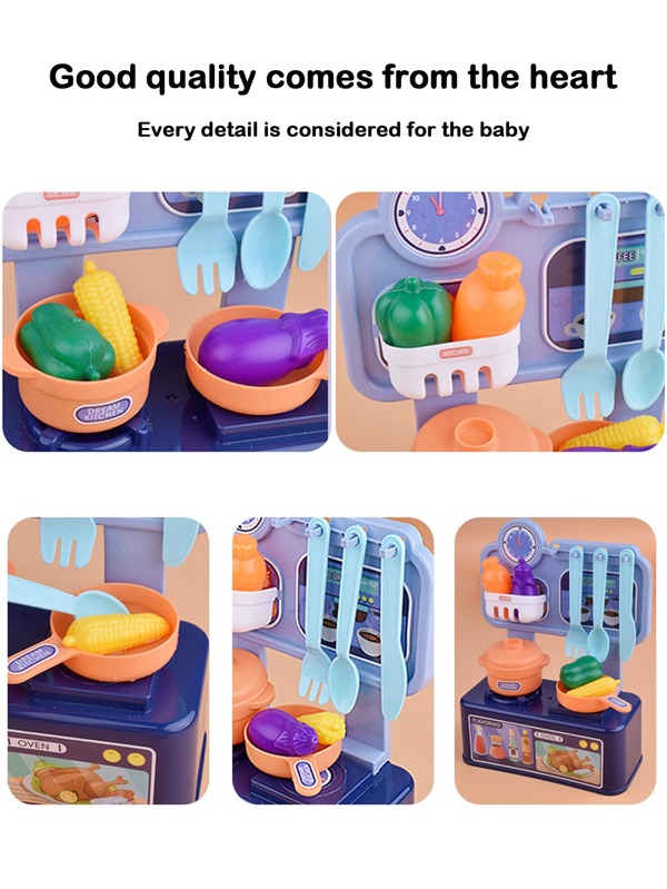Barn Kök Matlagning Lek Uppsättningar Leksaker För Pojkar Tjejer ...