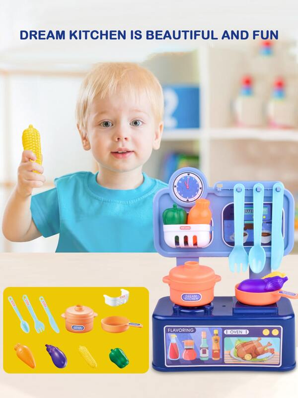 Barn Kök Matlagning Lek Uppsättningar Leksaker För Pojkar Tjejer ...