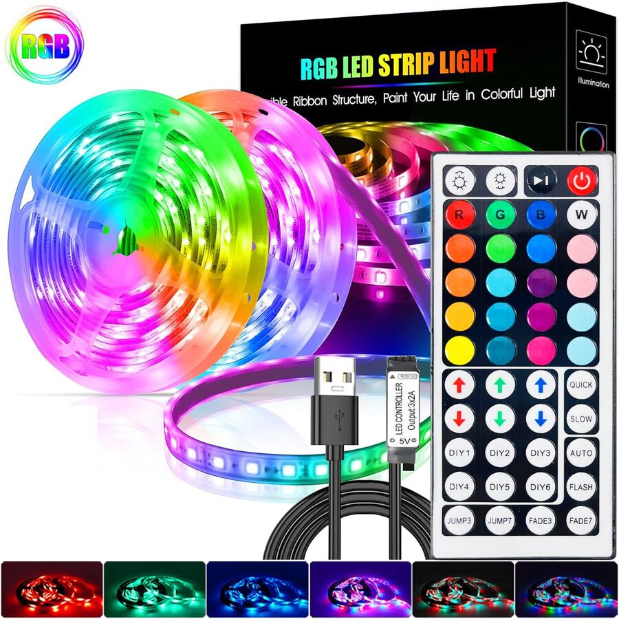 Led Strip Light That Can Be Controlled By Remote To Change Color ...