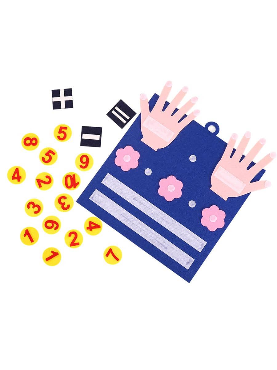 DIY Felt Board Finger Numbers Counting Toy for Kids, Felt Project For ...