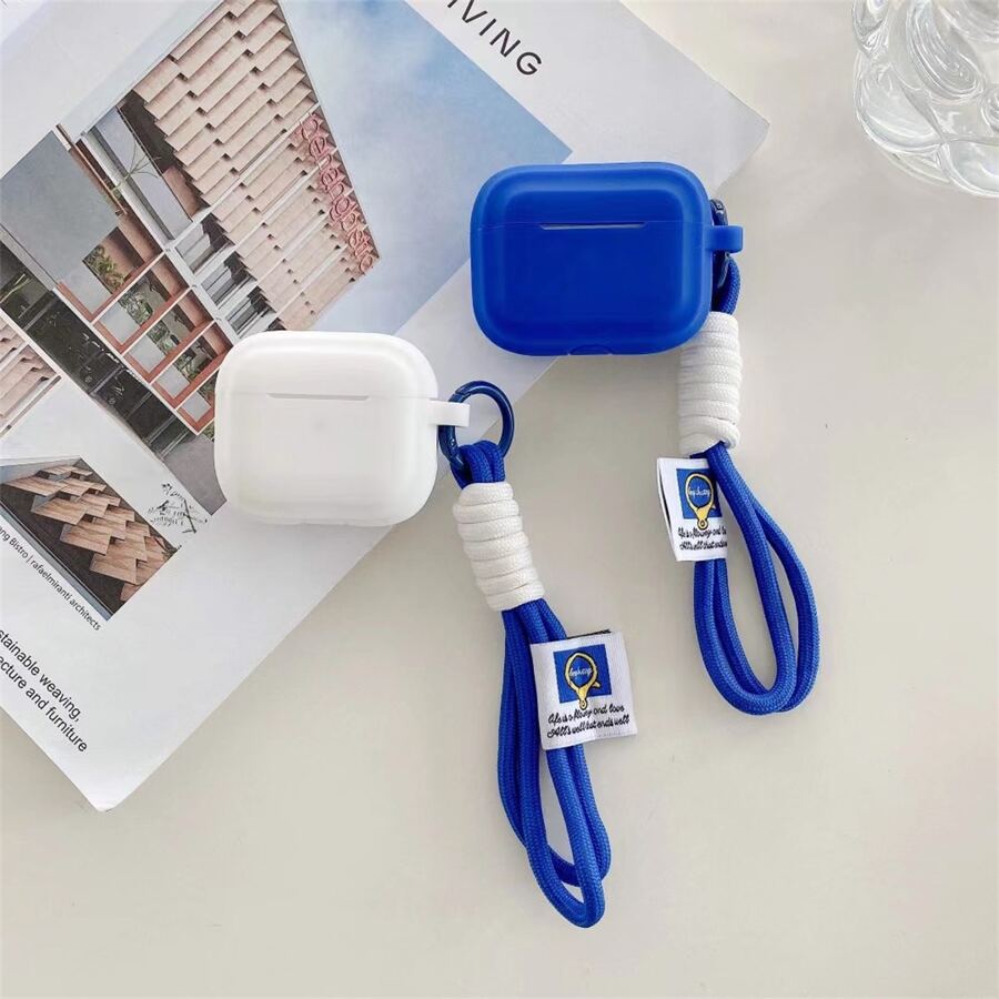 Stilvoller Silikon-Riemen Schlüsselanhänger für APPle Airpods 1/2/Pro/3 ...