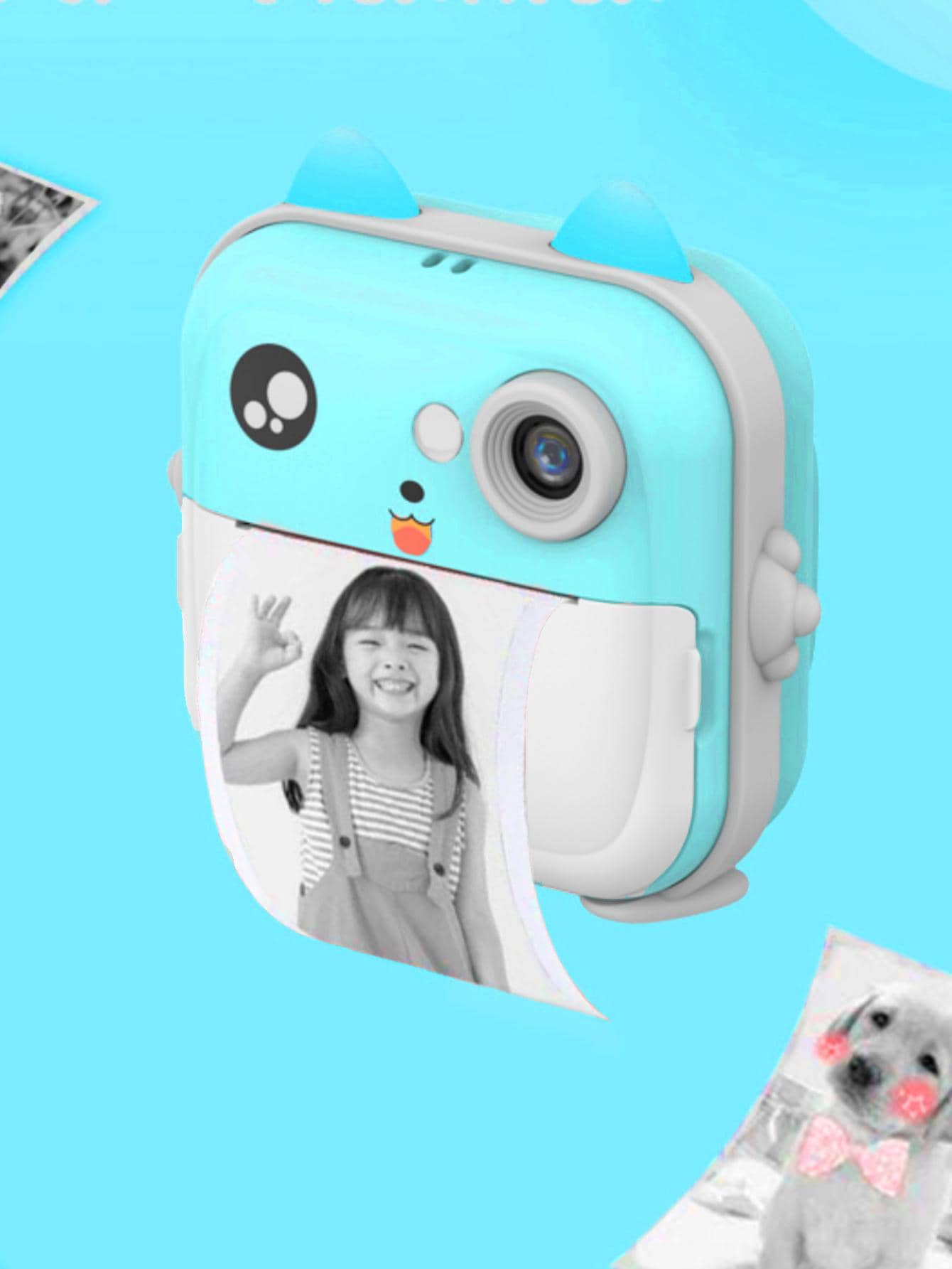 Mini Thermal Printing Camera HD Photo Recorder With Three Rolls Of ...