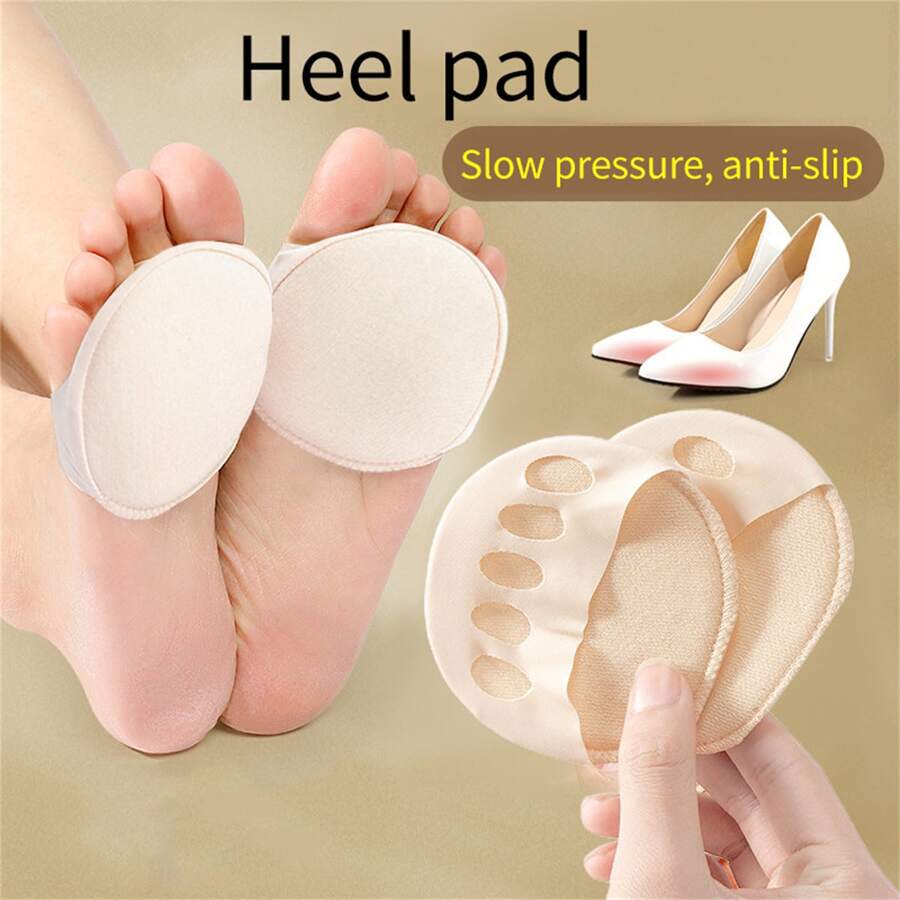 1pair Five Toes Forefoot Pads for Women High Heels Half Insoles ...