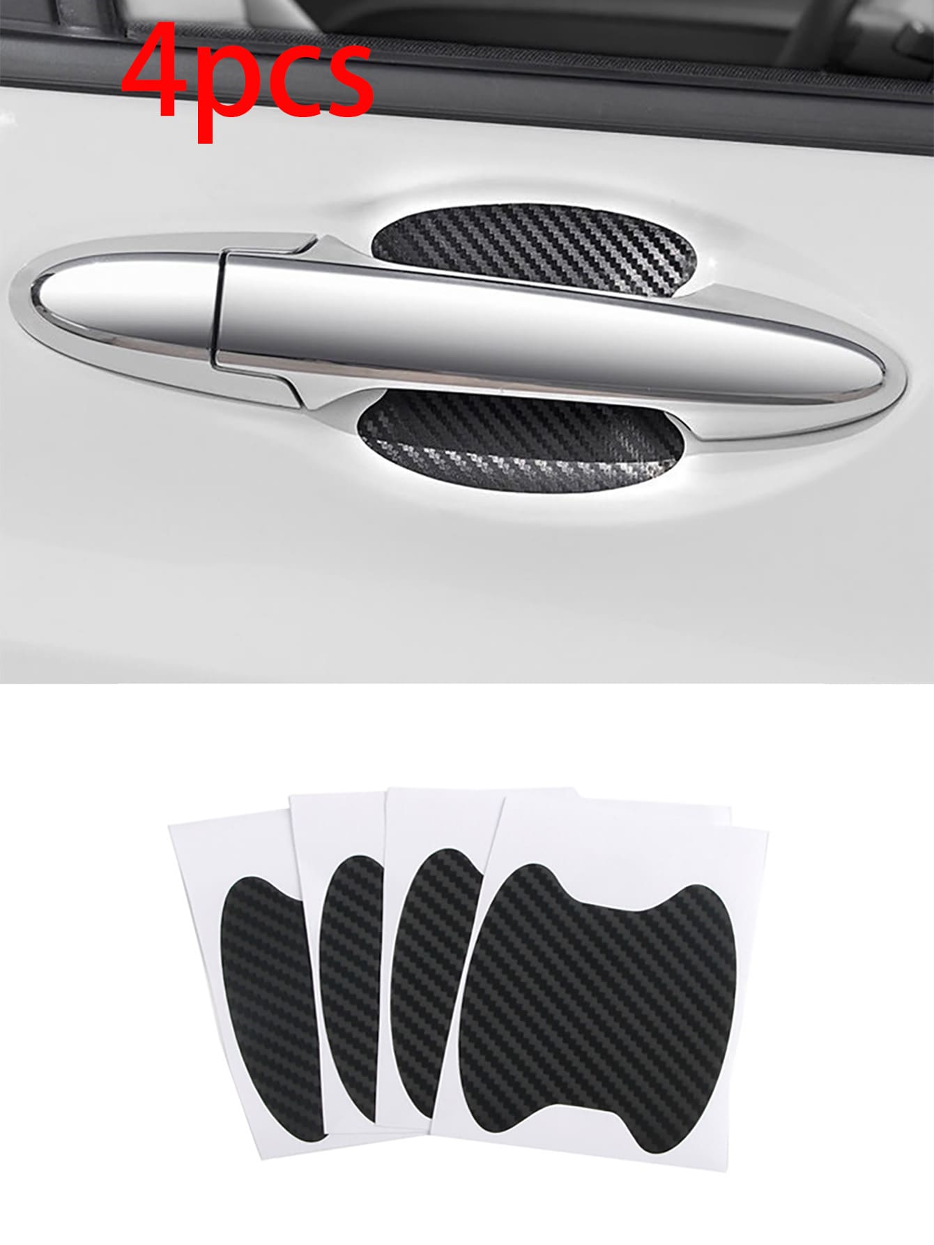 4pcs Car Door Handle Sticker | SHEIN USA