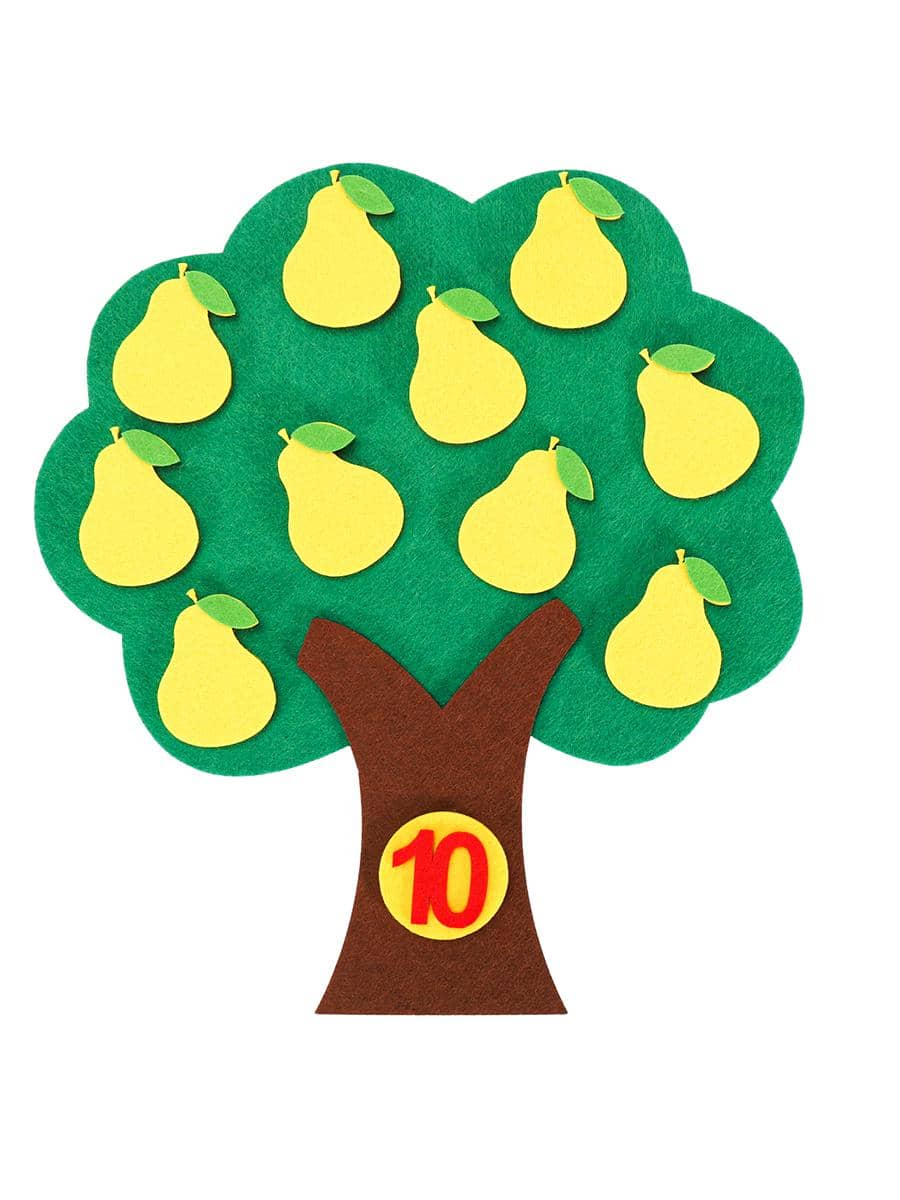 DIY Addition Subtraction Math Games Teaching Aids Numbers Felt Tree diy-addition-subtraction-math-games-teaching-aids-numbers-felt-tree