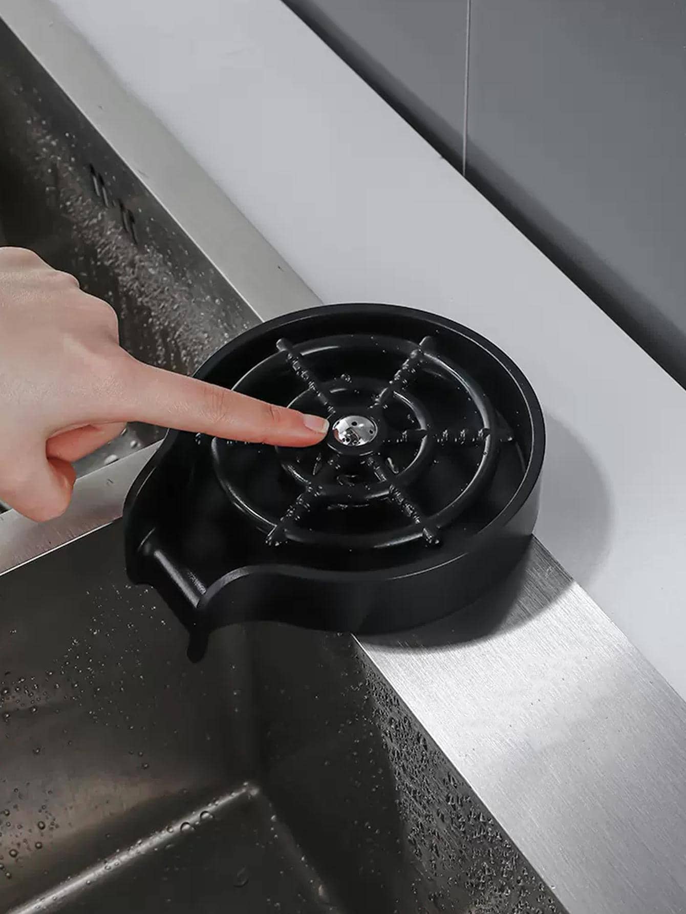 Stainless Steel Sink High Pressure Cup Washer, Automatic Cup Washing ...