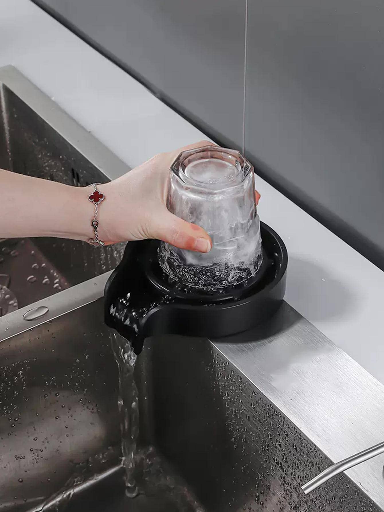 Stainless Steel Sink High Pressure Cup Washer, Automatic Cup Washing ...