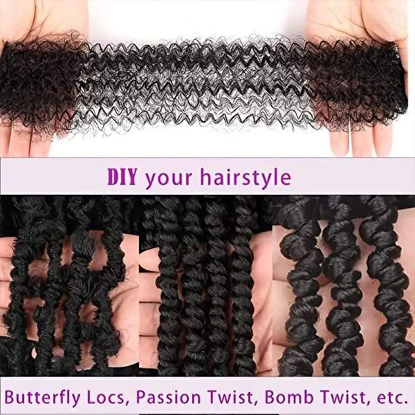 18inch 1pc Soft Locs Synthetic Hair Extension For Crochet Braids, Pre ...