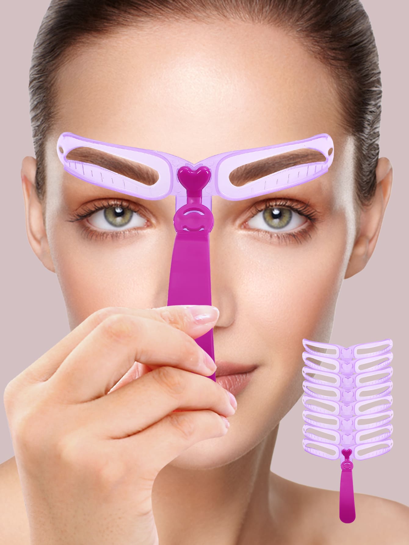 8pairs Reusable Handheld Eyebrow Stencil, Makeup Tool | SHEIN USA