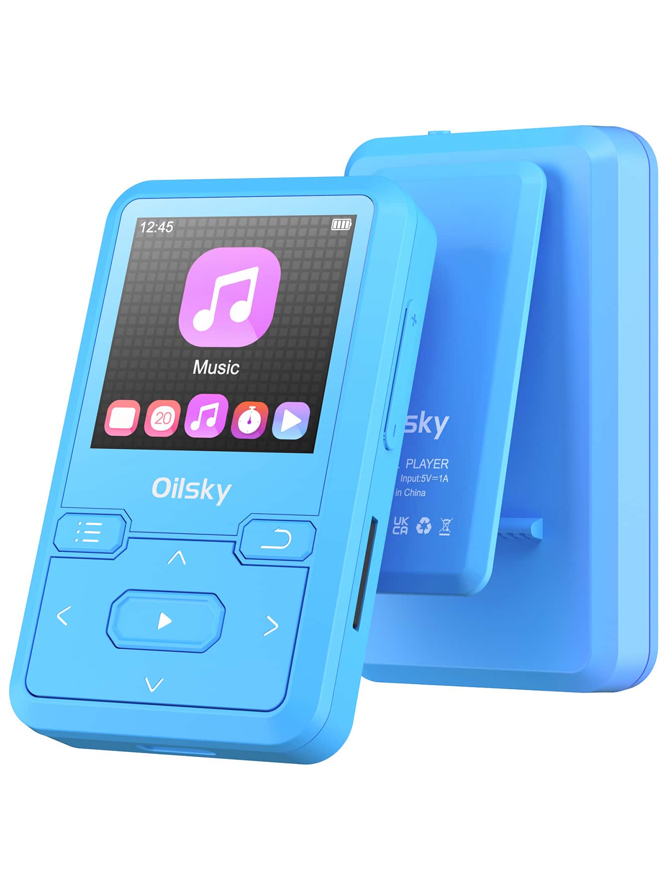 Oilsky - Reproductor De Música Mp3 Portátil De 32gb Con Clip (azul) | Moda de Mujer | SHEIN México