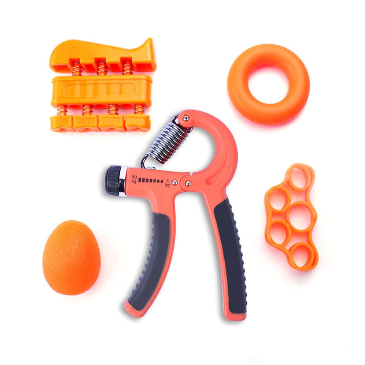Grip strength training 5-piece set, silicone finger force, arm force ...