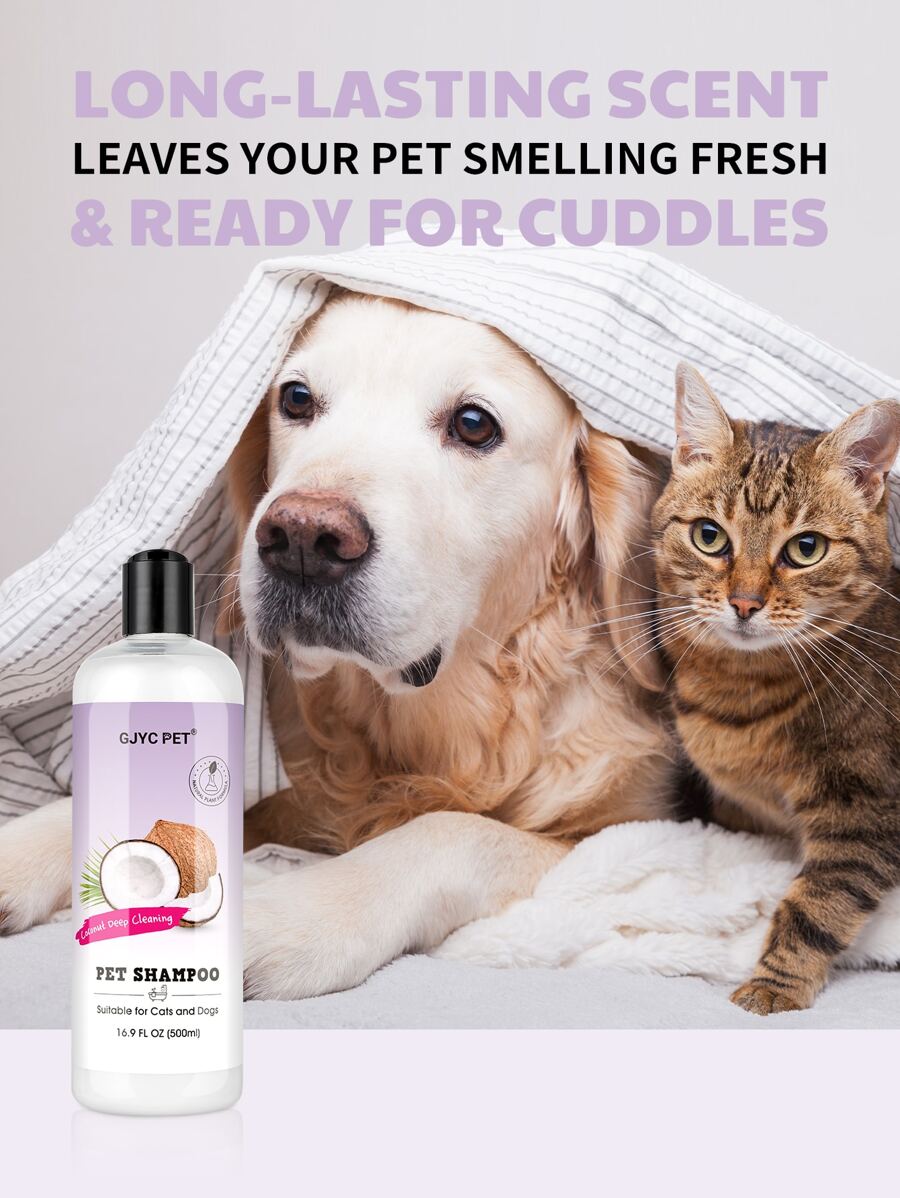 GJYC PET Coconut Deep Cleaning Dog Shampoo 16.9 Oz | Natural Pet ...